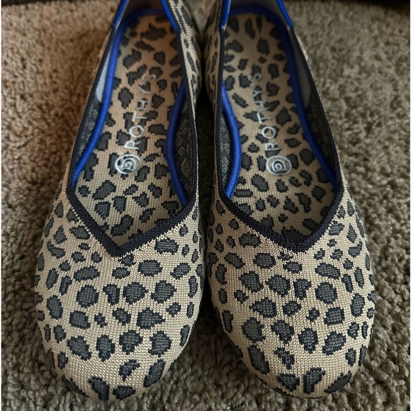 Rothy's | Shoes | Rothys The Flat Leopard Animalcheetah Print Retired ...